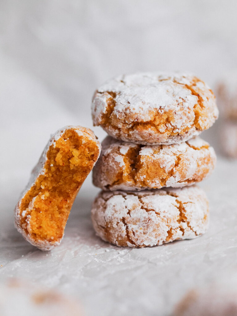 Holiday Saffron Amaretti Cookies (Vegan and Gluten Free) - baking me ...
